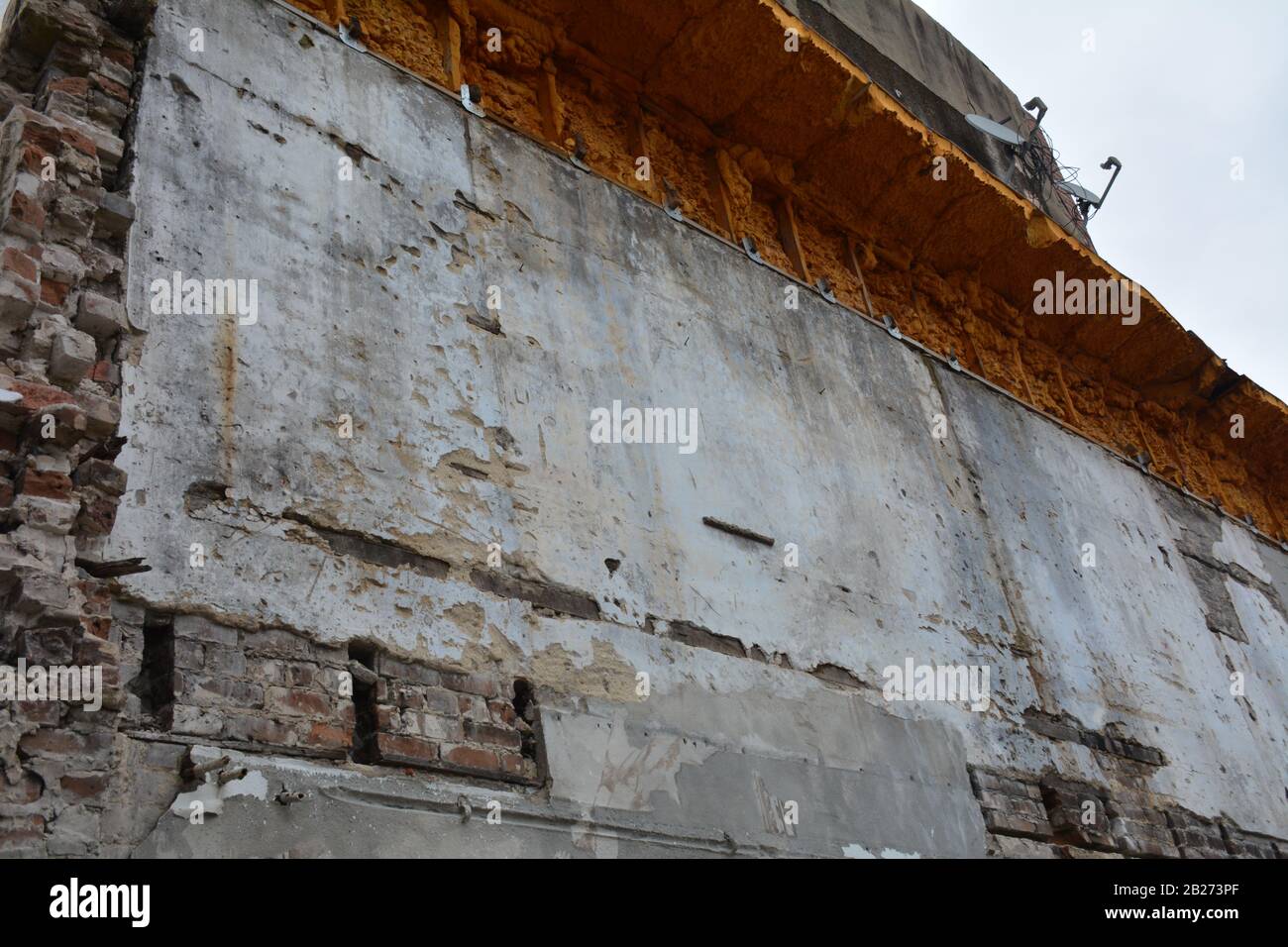 Texture and design in wall of historic building Stock Photo - Alamy