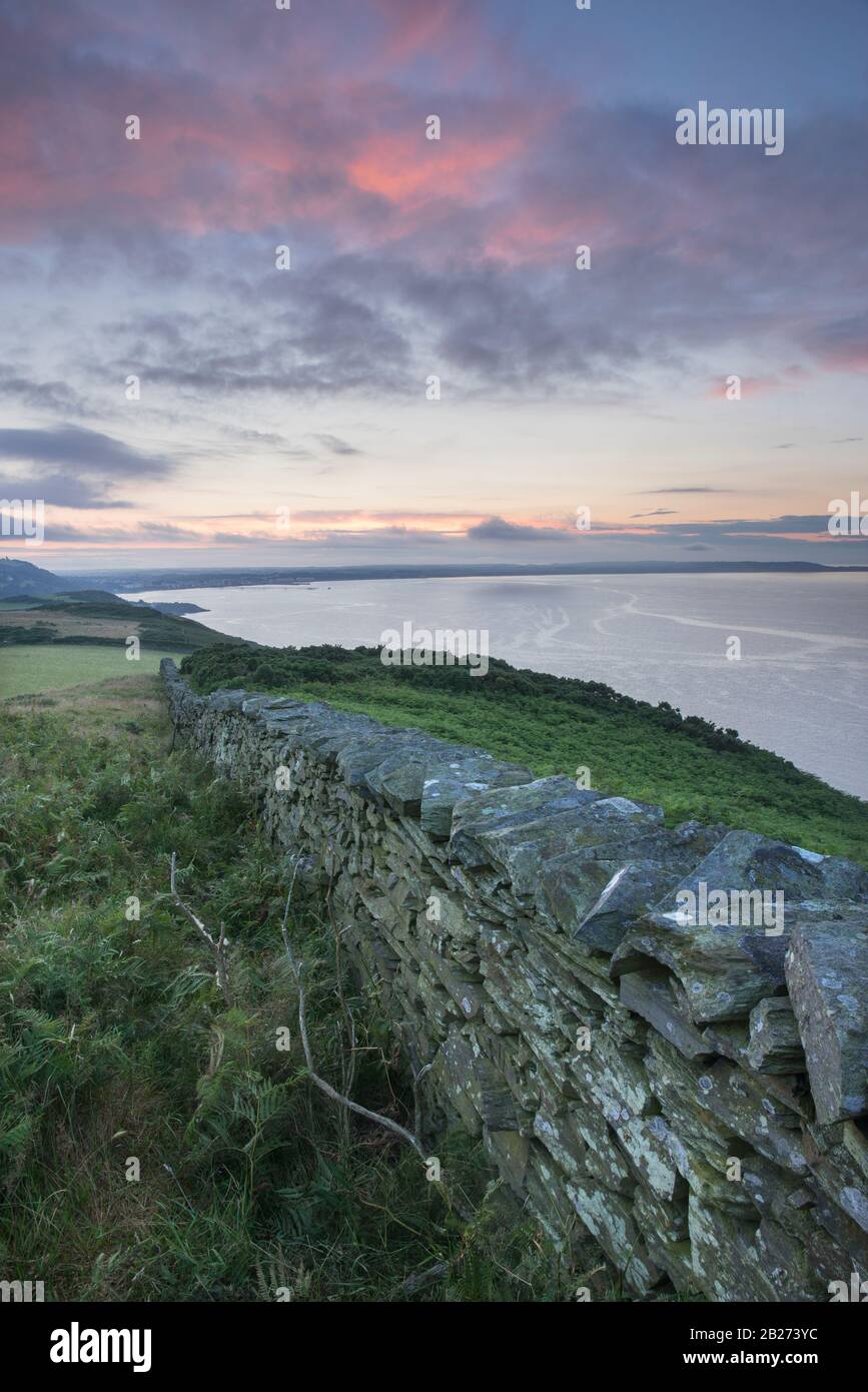 Dramatic coastal scenery and light on the Isle of Man, Irish Sea, UK ...