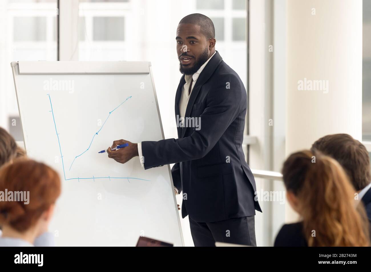 Black Man Giving Presentation