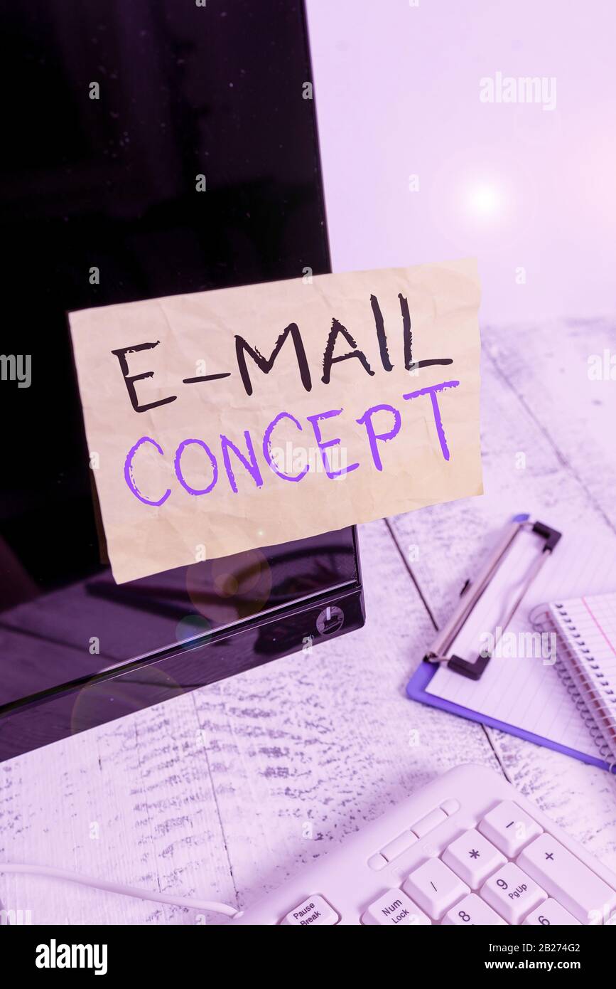 Conceptual hand writing showing E Mail Concept. Concept meaning ...