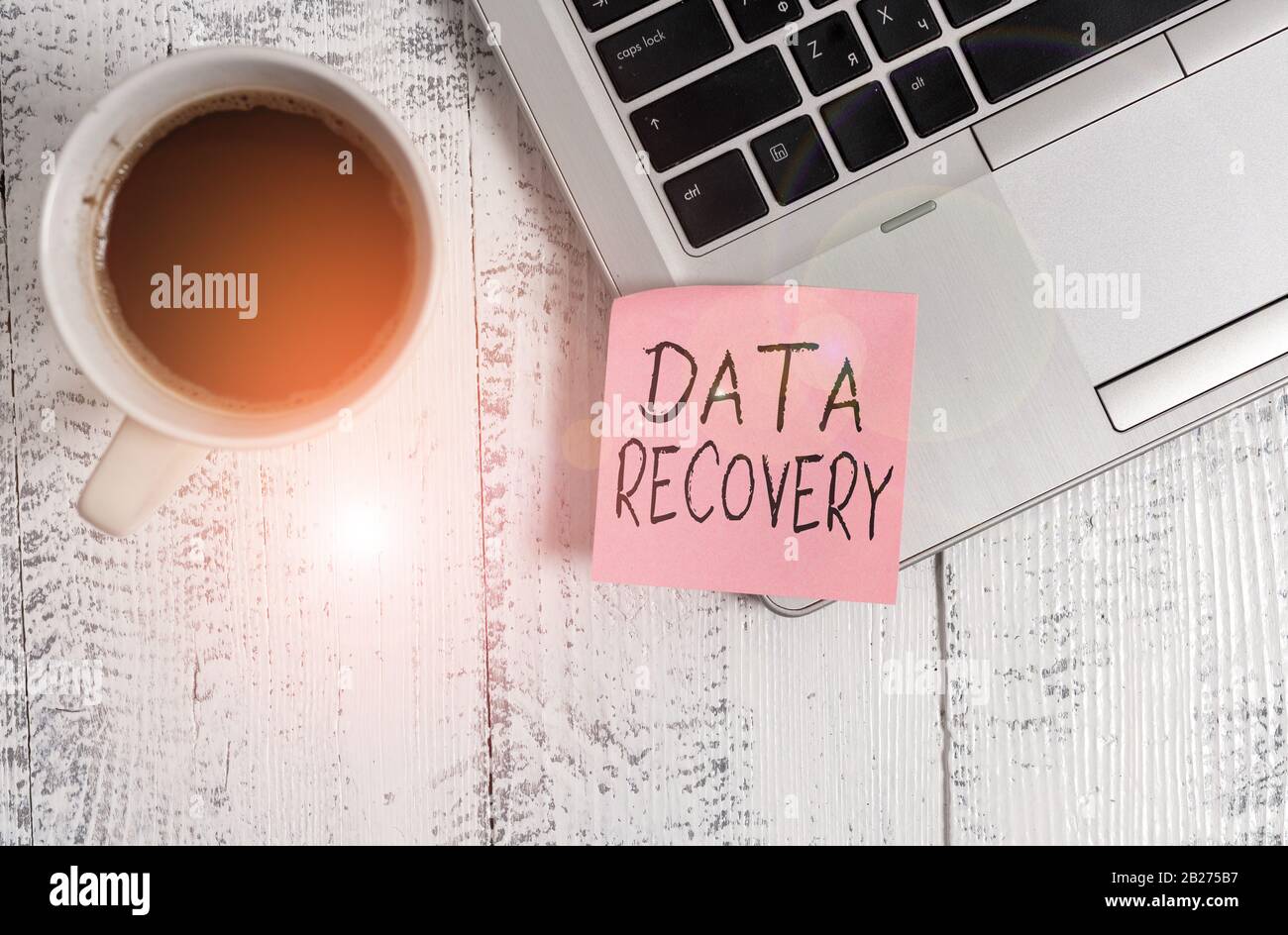 Conceptual hand writing showing Data Recovery. Concept meaning process ...