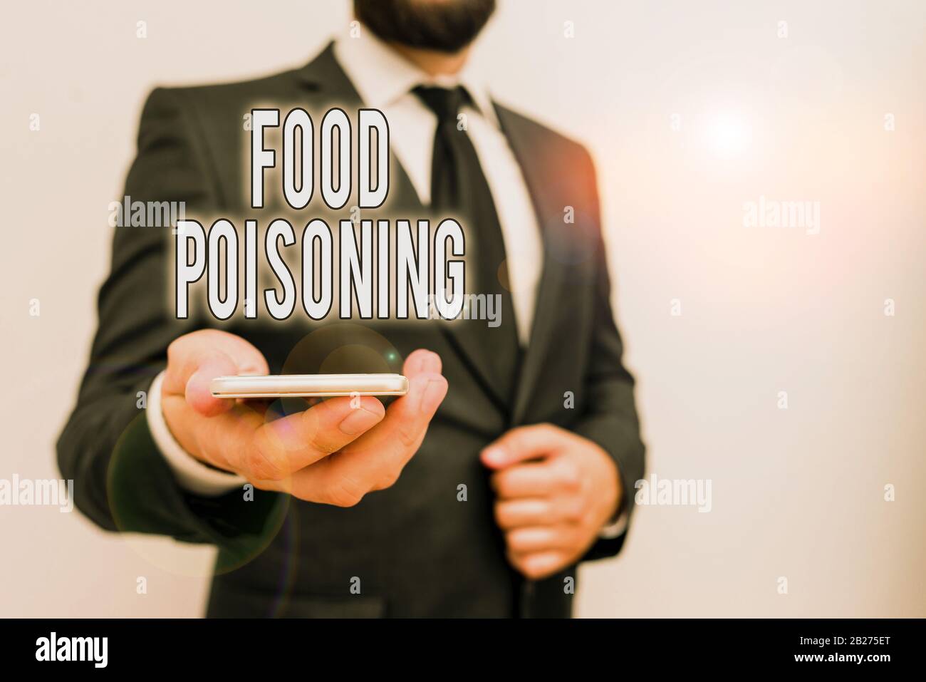 Handwriting text Food Poisoning. Conceptual photo the illness caused by ...