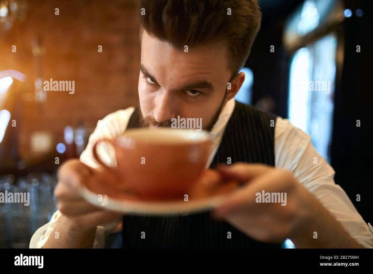 Waiter angry person hi-res stock photography and images - Alamy