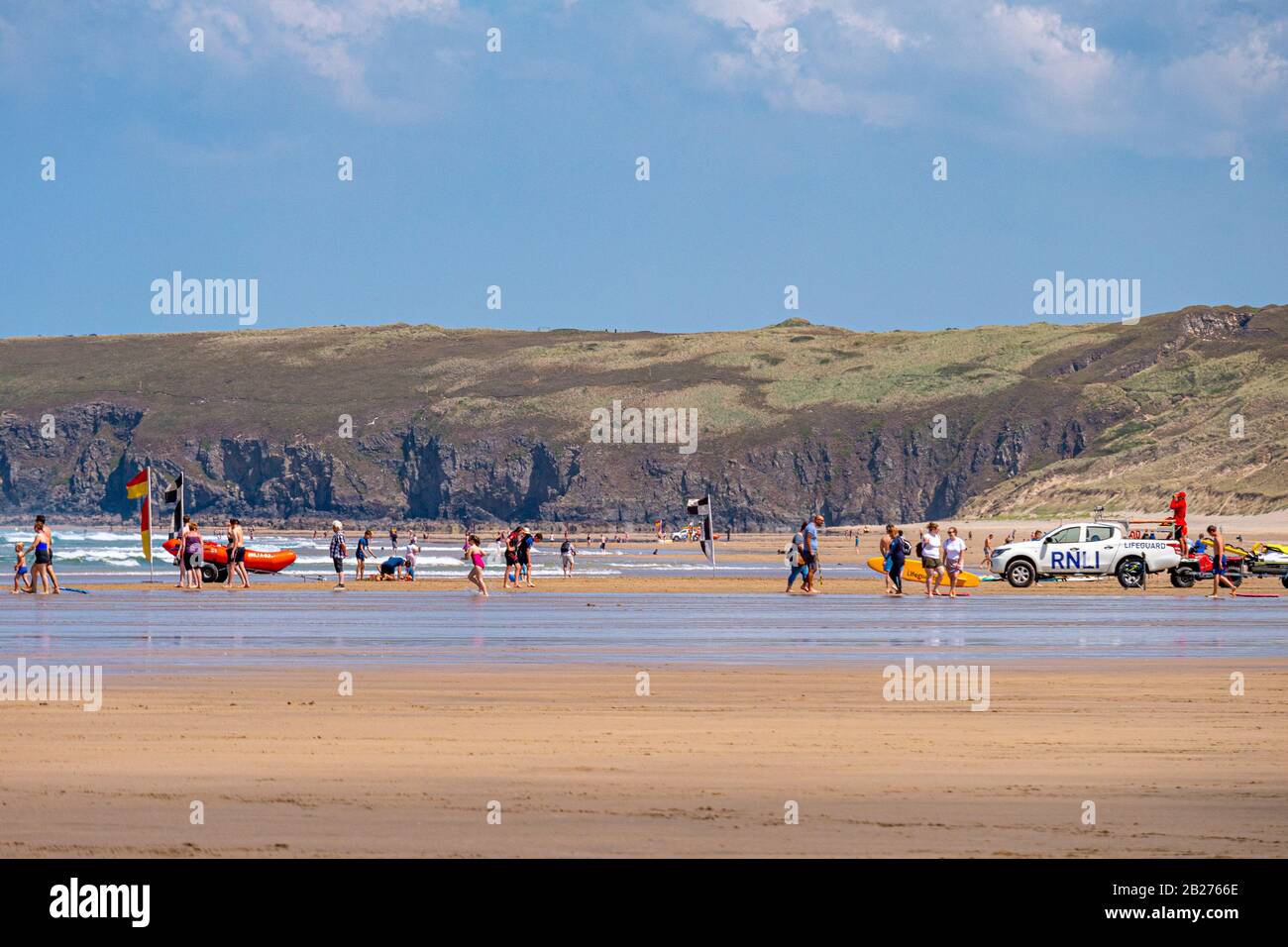 Perran beach hi-res stock photography and images - Alamy