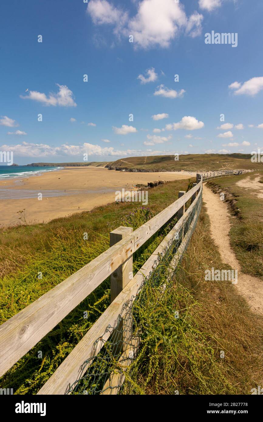 Perran Beach, Perranporth, north Cornwall, UK Stock Photo - Alamy