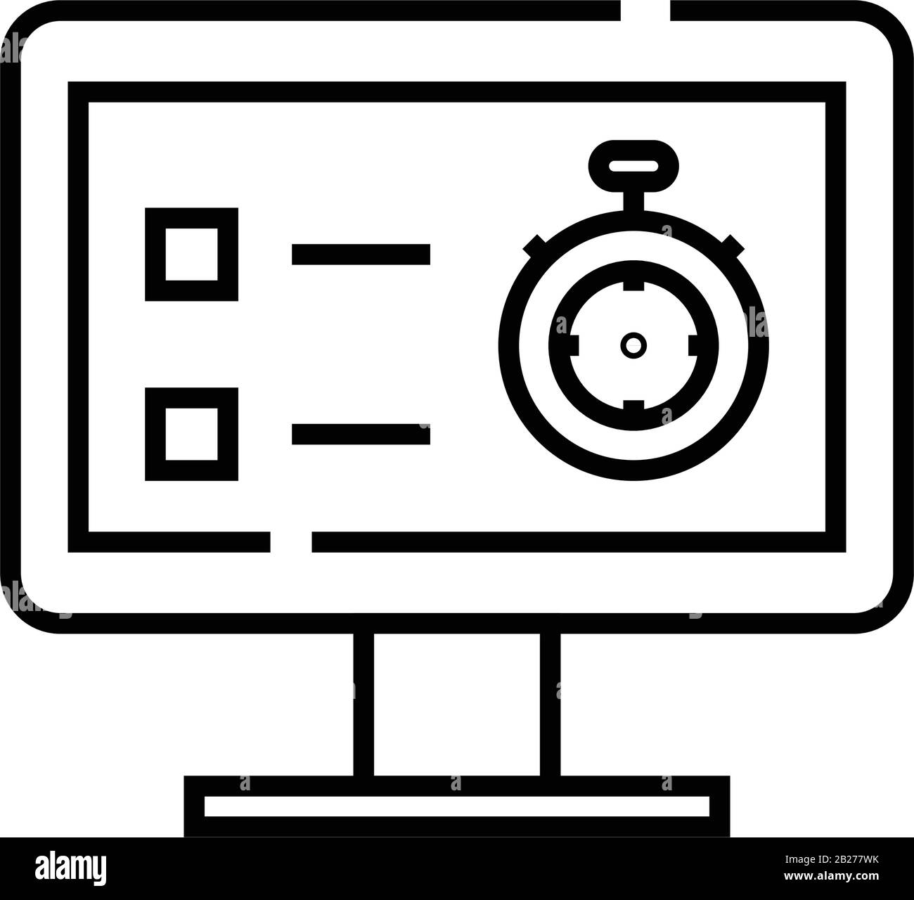 Safe data line icon, concept sign, outline vector illustration, linear ...