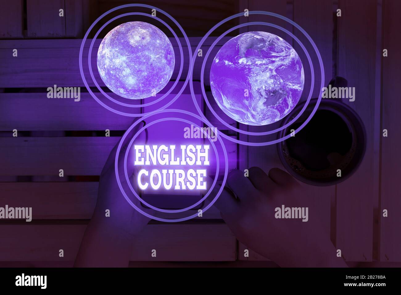 Conceptual hand writing showing English Course. Concept meaning courses ...