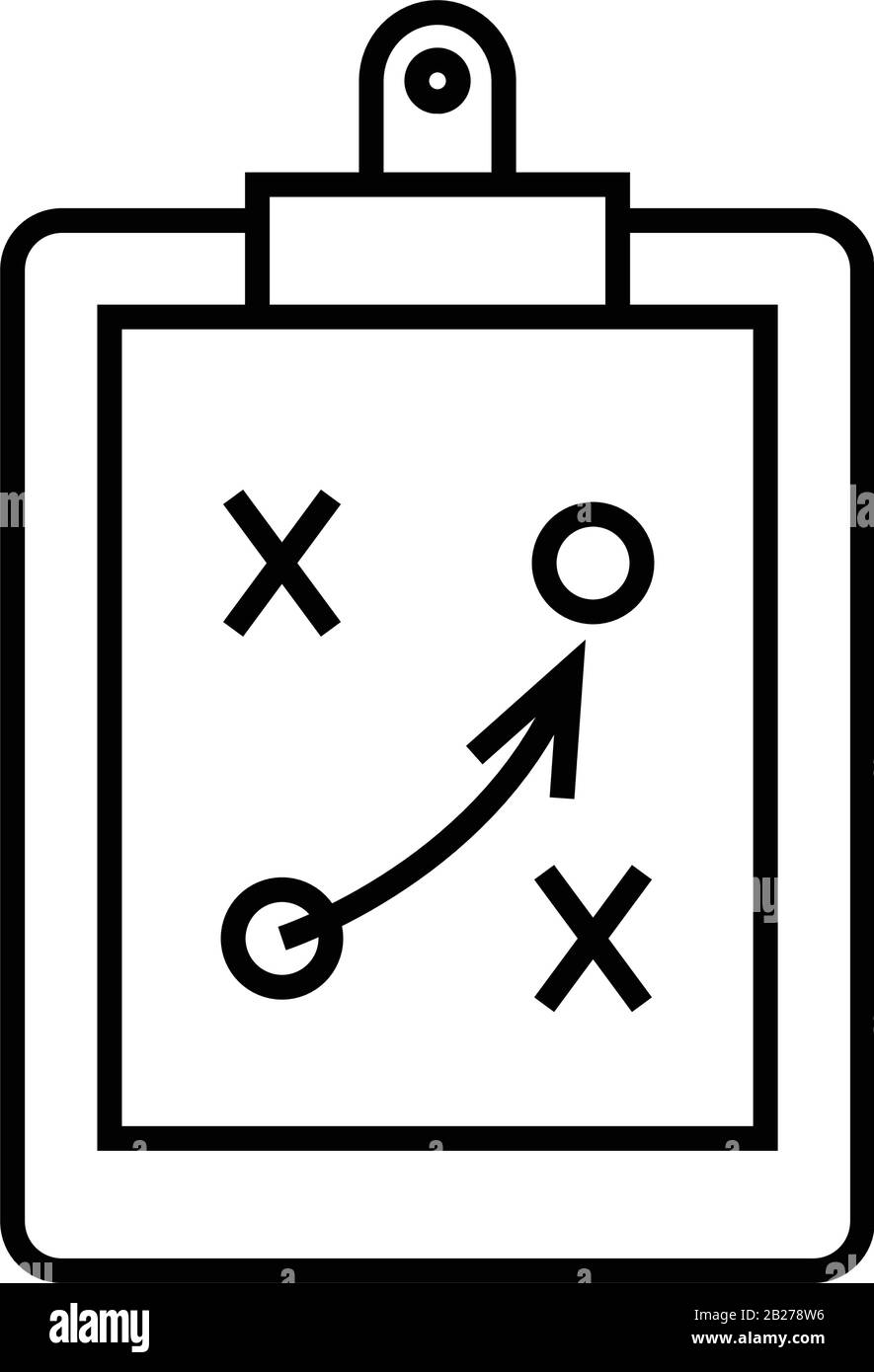 Scheme map line icon, concept sign, outline vector illustration, linear ...