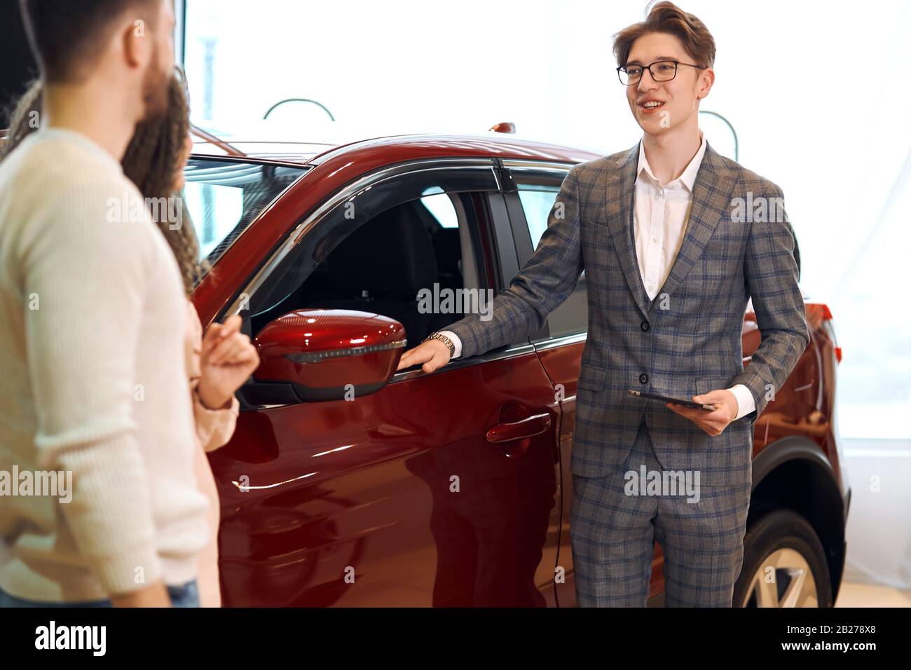 luxury car for comfortable driving, comfort concept. close up photo ...