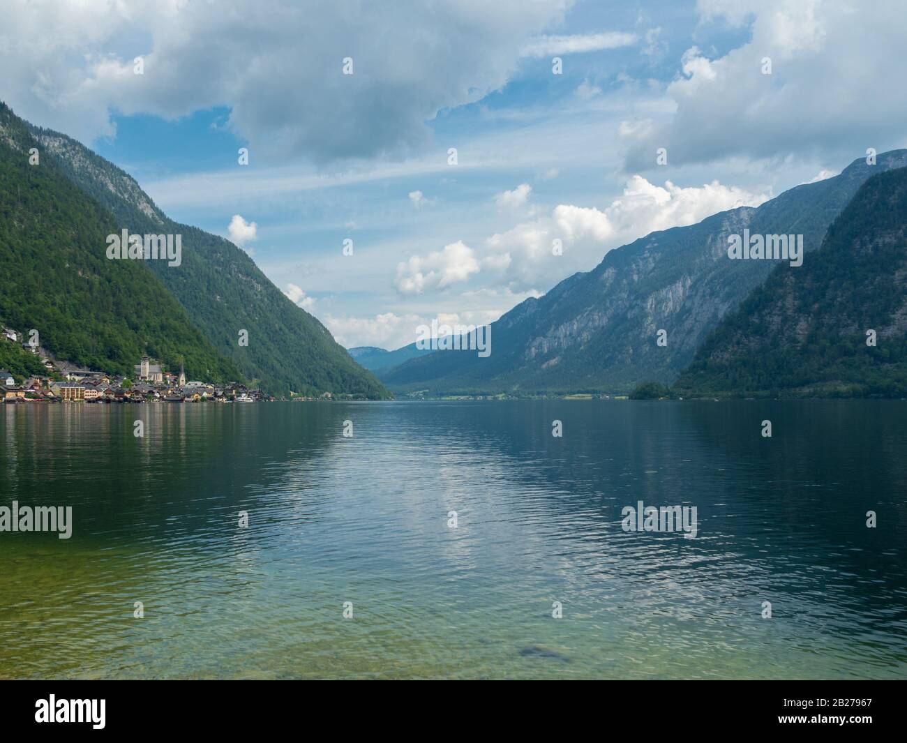 Hallstatt and Hallstätter See (Lake), Austria Stock Photo - Alamy