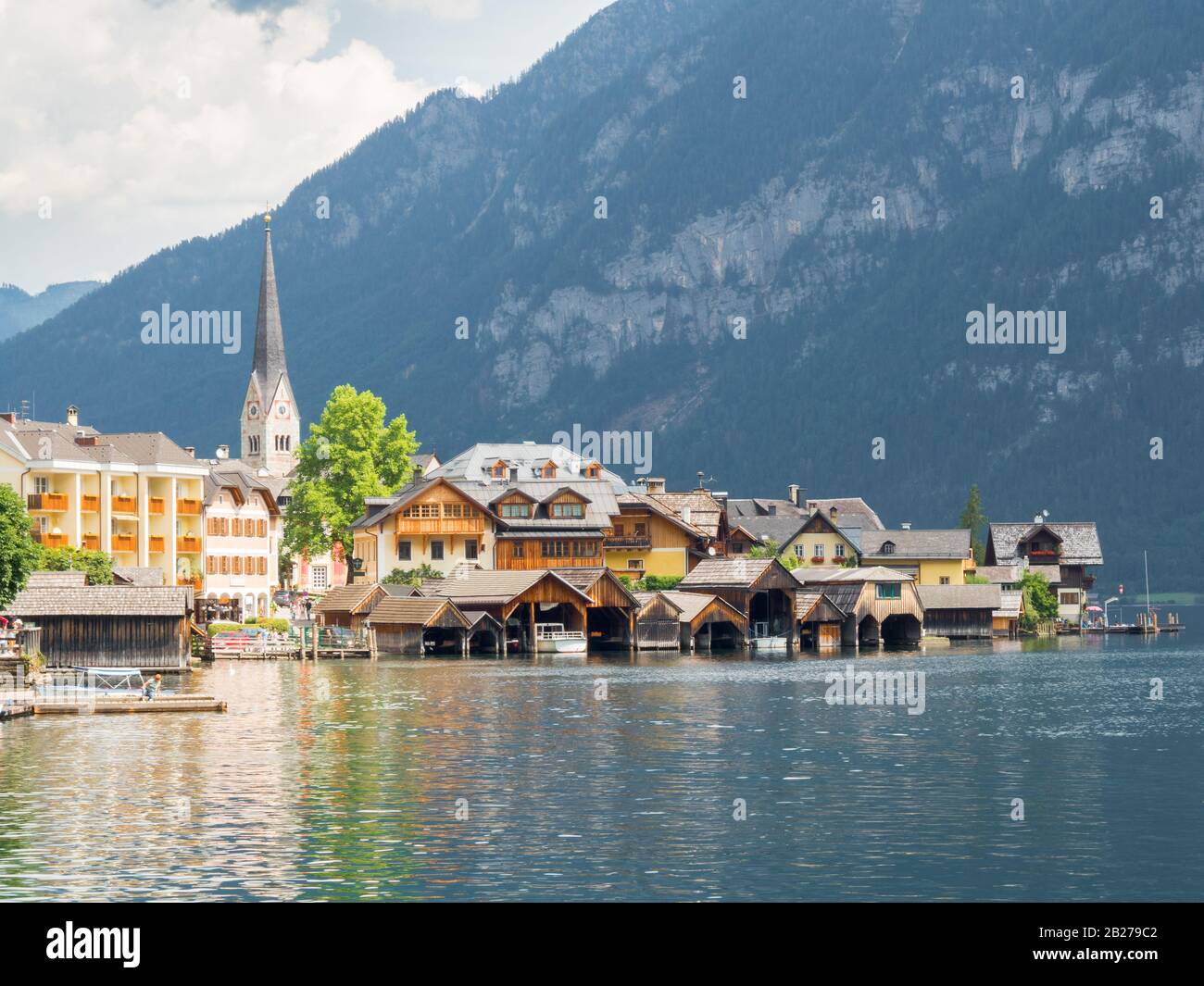 Hallstatt and Hallstätter See (Lake), Austria Stock Photo - Alamy
