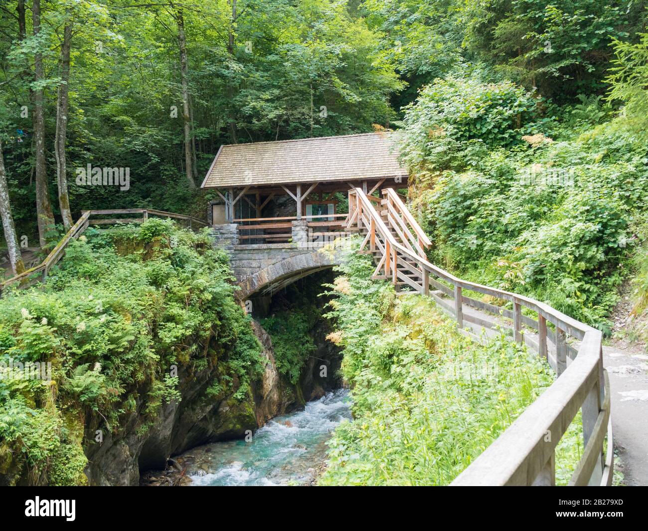 Sigmund Thun Klamm - a beautiful canyon near Kaprun, Austria Stock ...