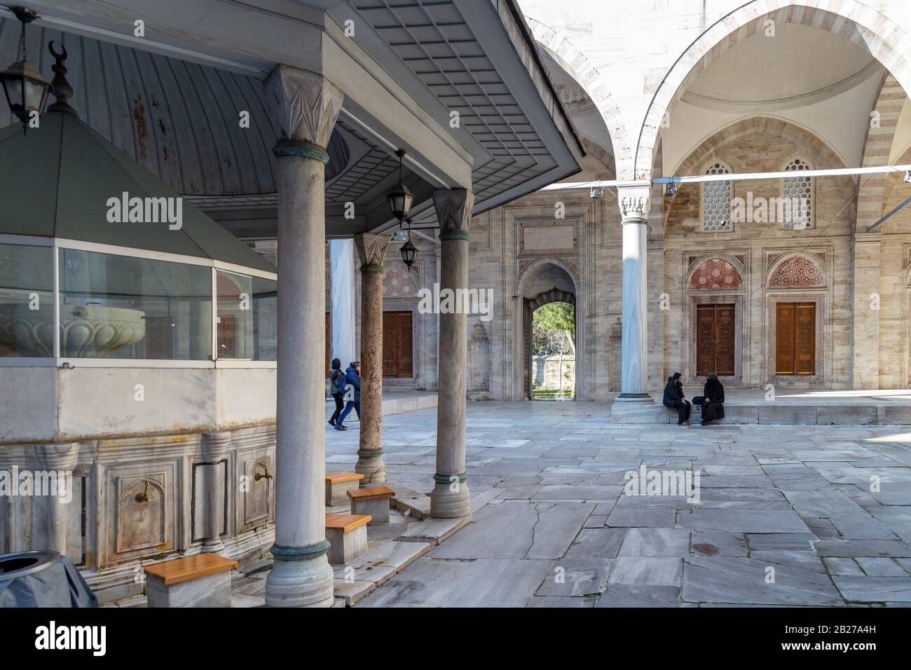 Istanbul / Turkey 01/19/2017: View of Sehzade Mosque, Fatih, Istanbul ...