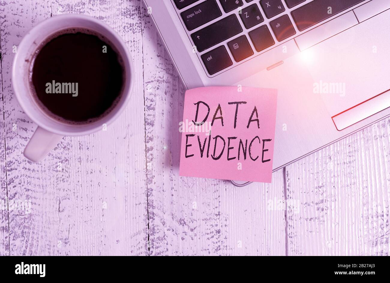 Conceptual hand writing showing Data Evidence. Concept meaning relevant ...