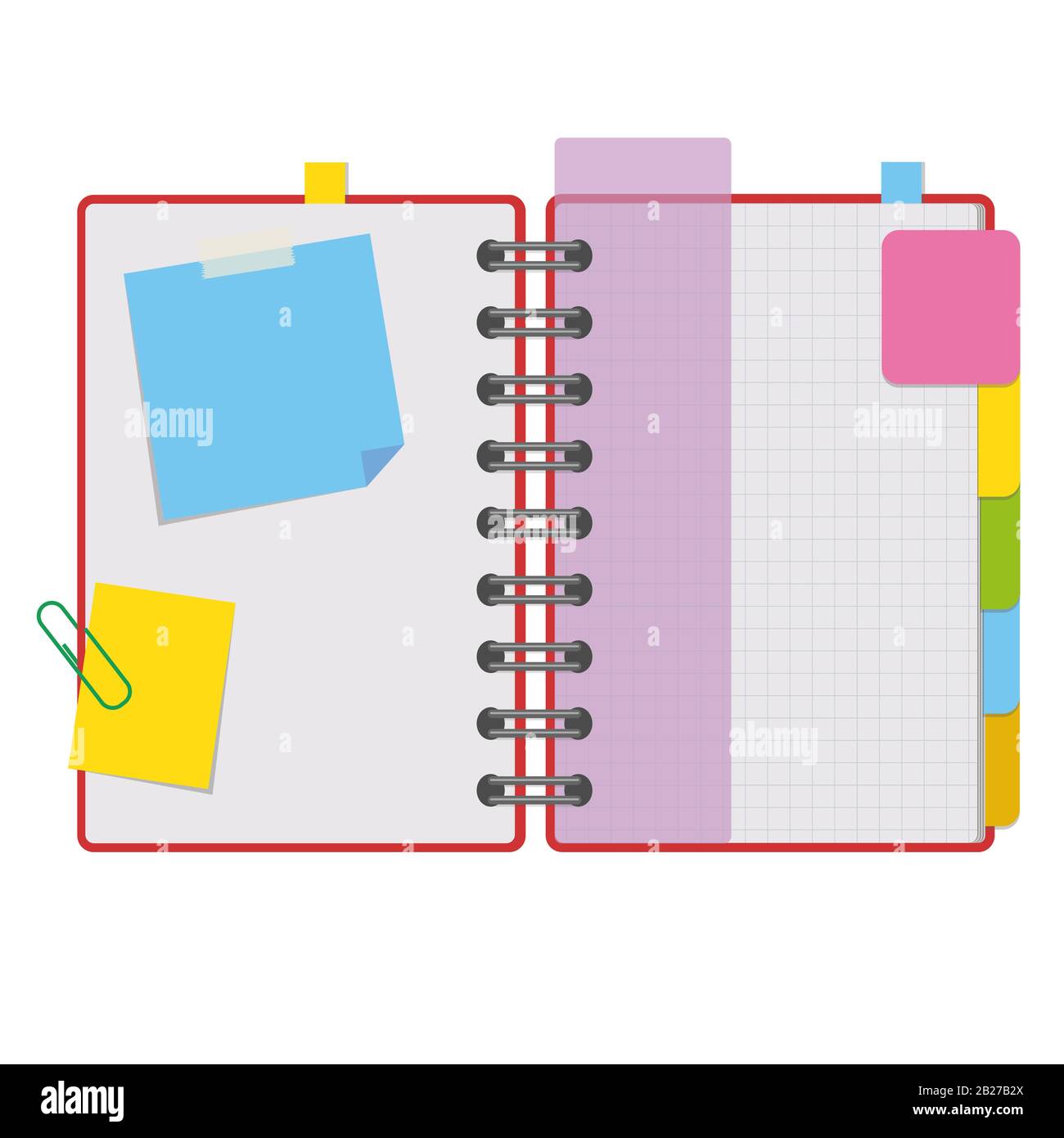 Open Binder Clip Art