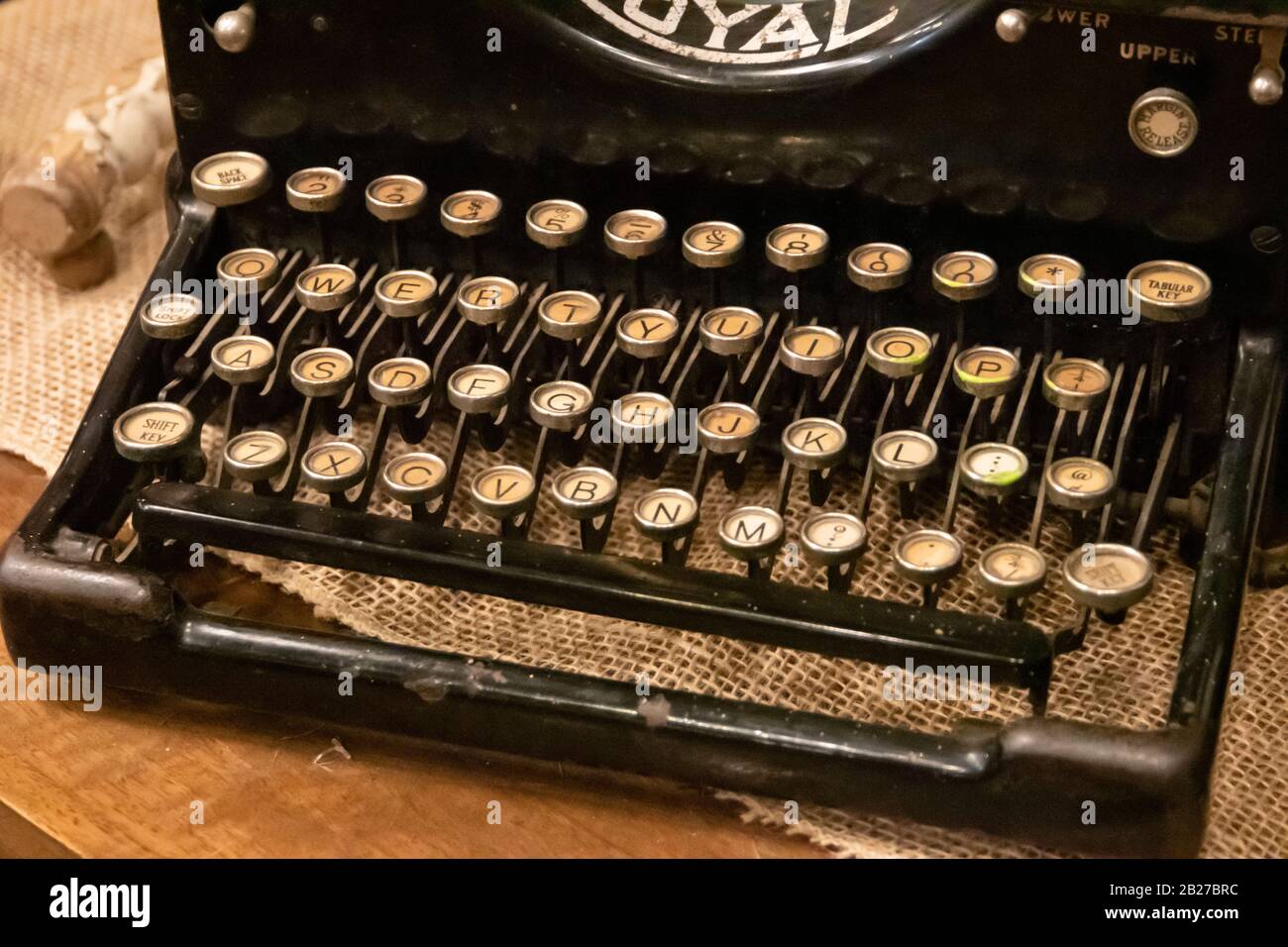 Round typewriter keys hi-res stock photography and images - Alamy