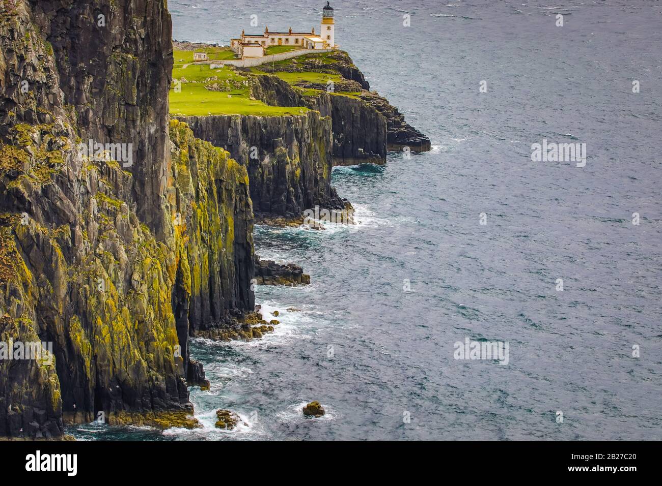 Neist Point Lighthouse on the Isle of Skye in Scotland Stock Photo - Alamy