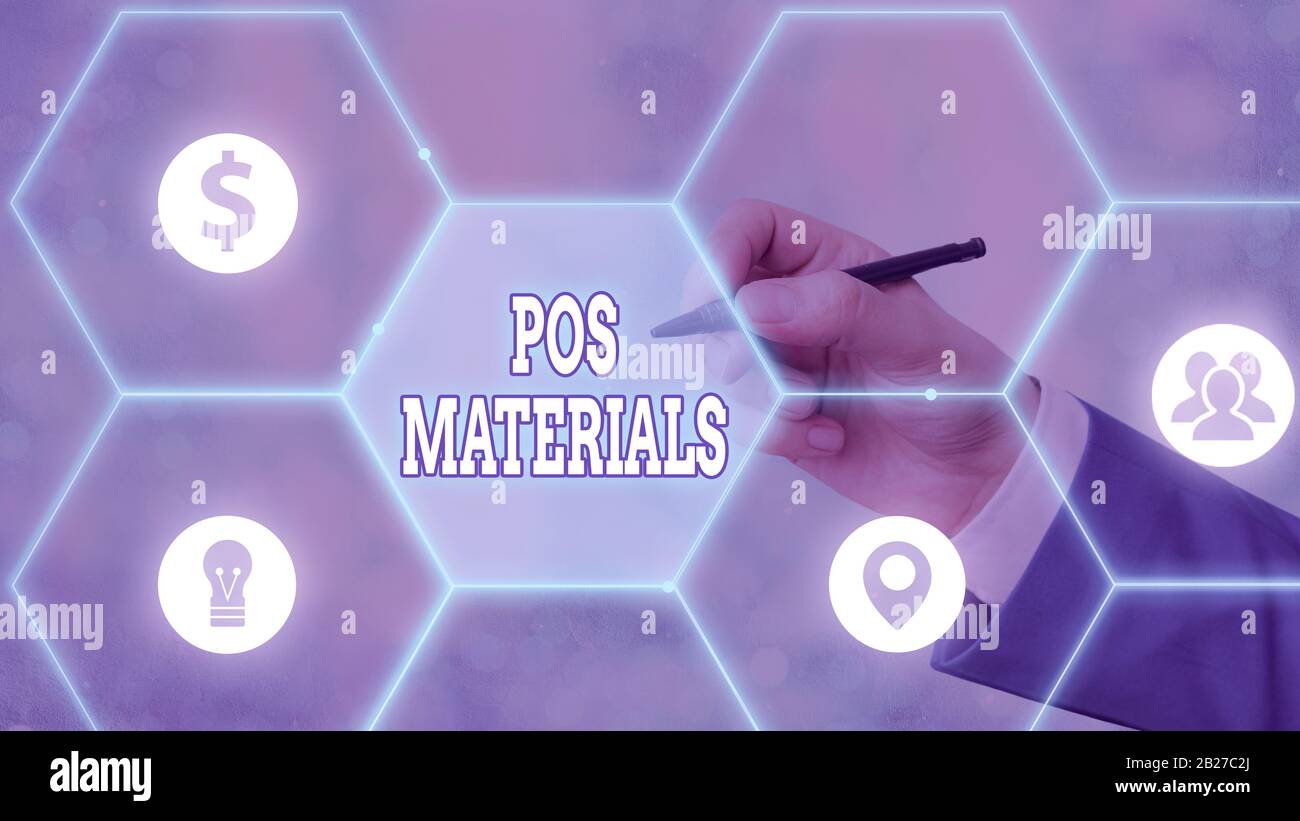 Pos materials hi-res stock photography and images - Alamy
