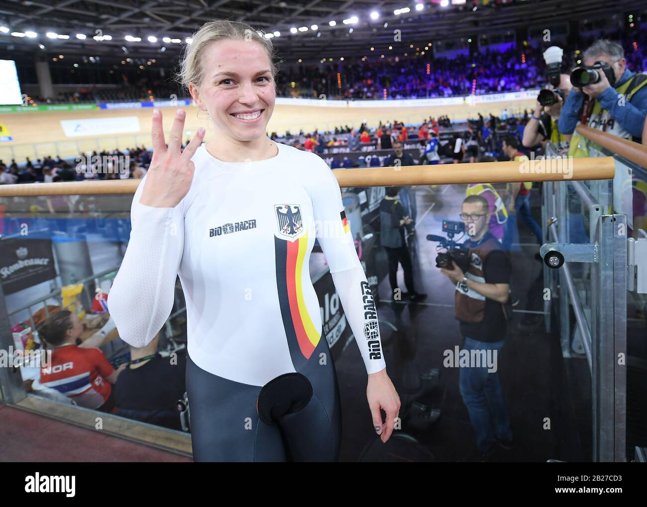 Berlin, Germany. 01st Mar, 2020. Cycling/track: Keirin, women, final ...