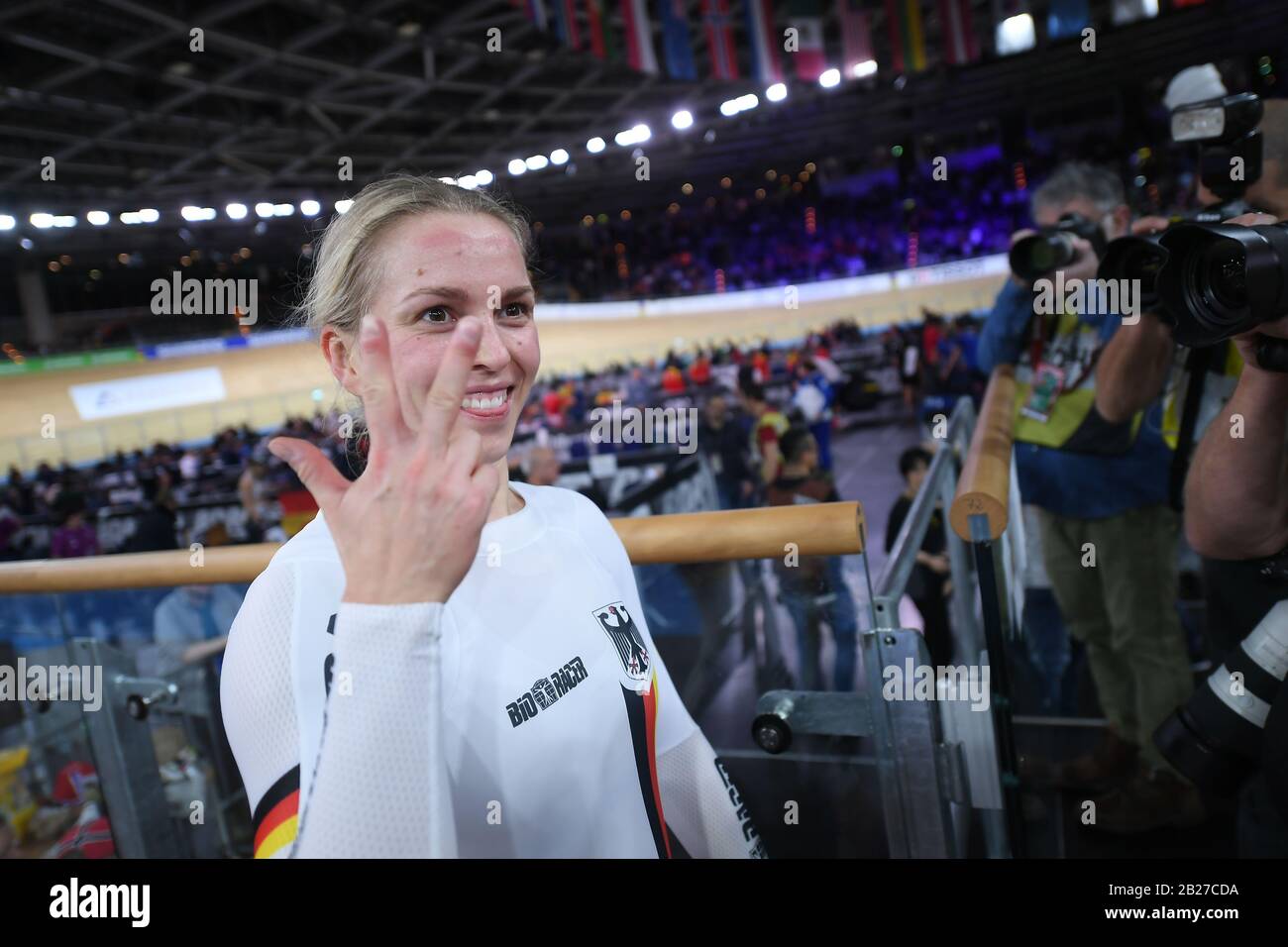 Berlin, Germany. 01st Mar, 2020. Cycling/track: Keirin, women, final ...