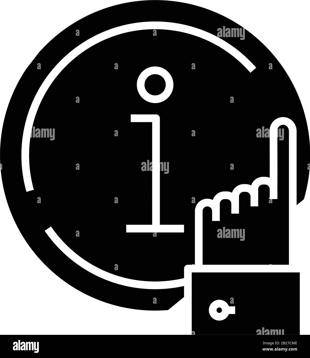 High technologies black icon, concept illustration, vector flat symbol ...