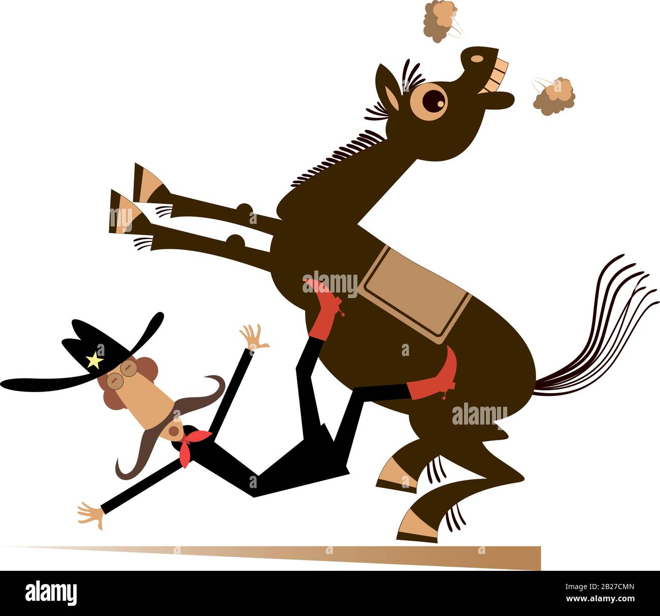 Old man with horse Stock Vector Images - Alamy