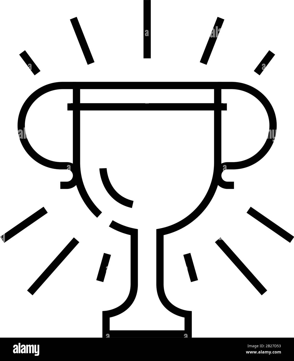 Rewards line icon, concept sign, outline vector illustration, linear ...