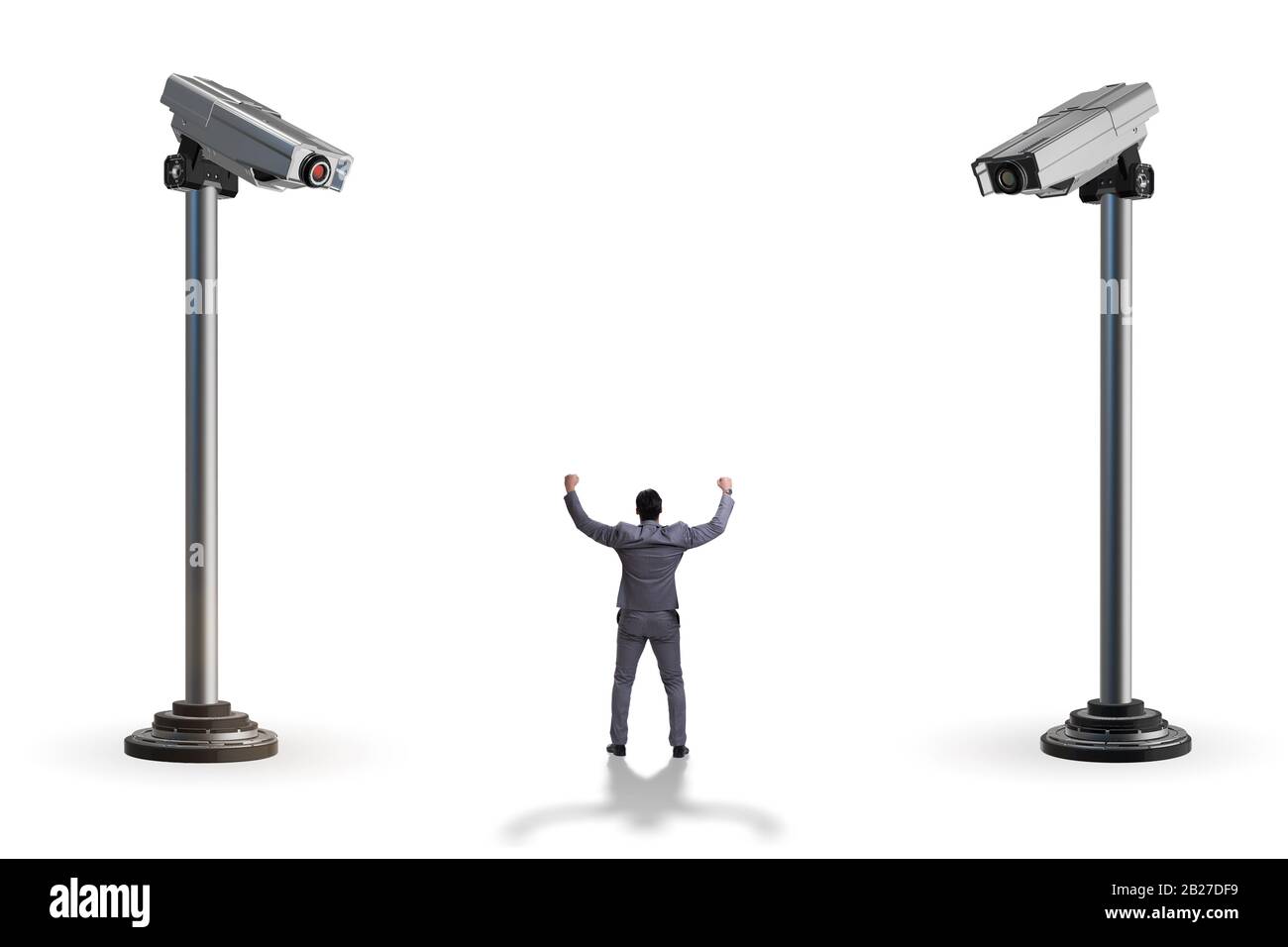 Safety concept cctv in Cut Out Stock Images & Pictures - Alamy