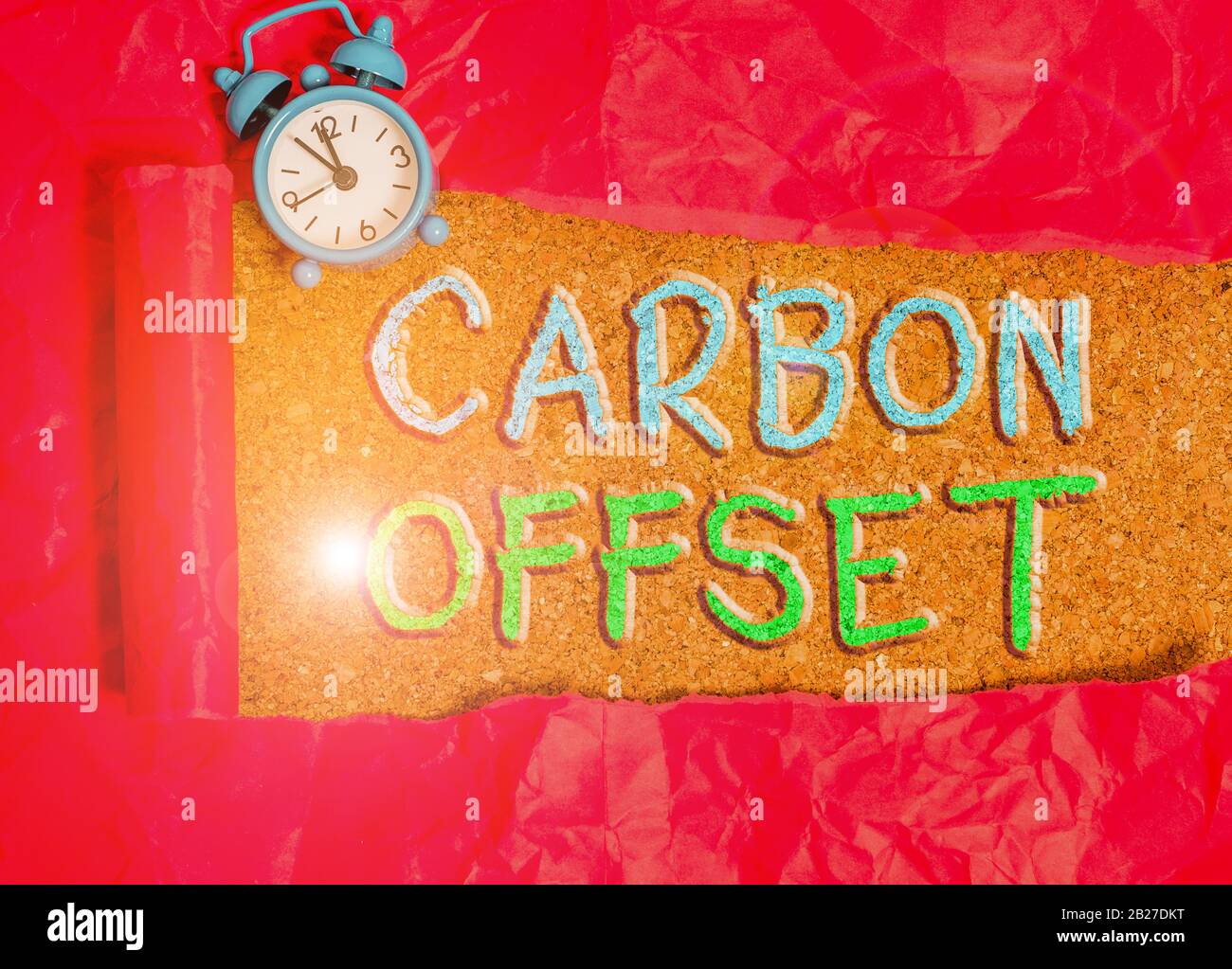 Text sign showing Carbon Offset. Business photo showcasing Reduction in ... Text sign showing Carbon Offset. Business photo showcasing Reduction in ...