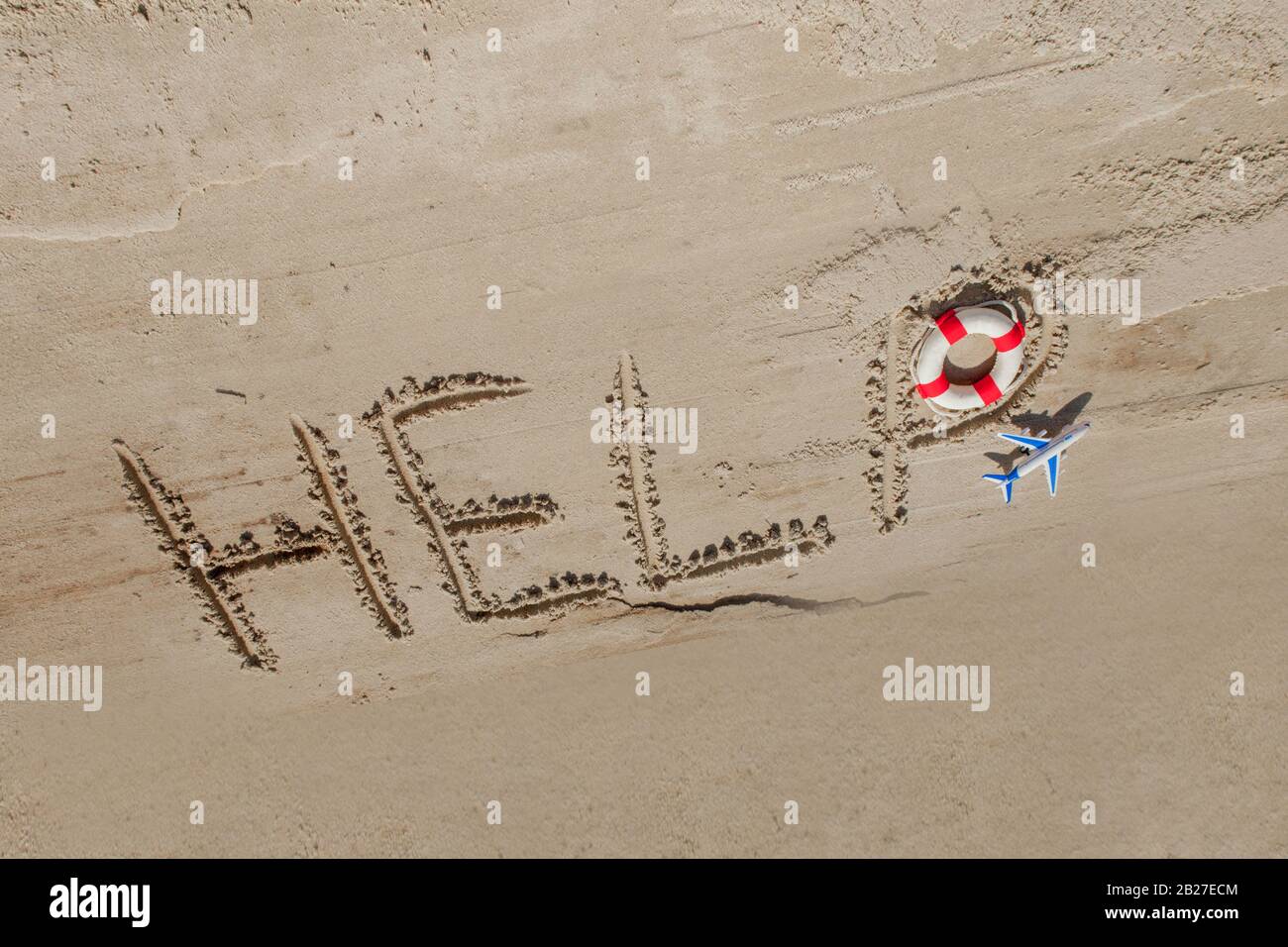 Help me the inscription on the sand. Please help me. On a tropical ...