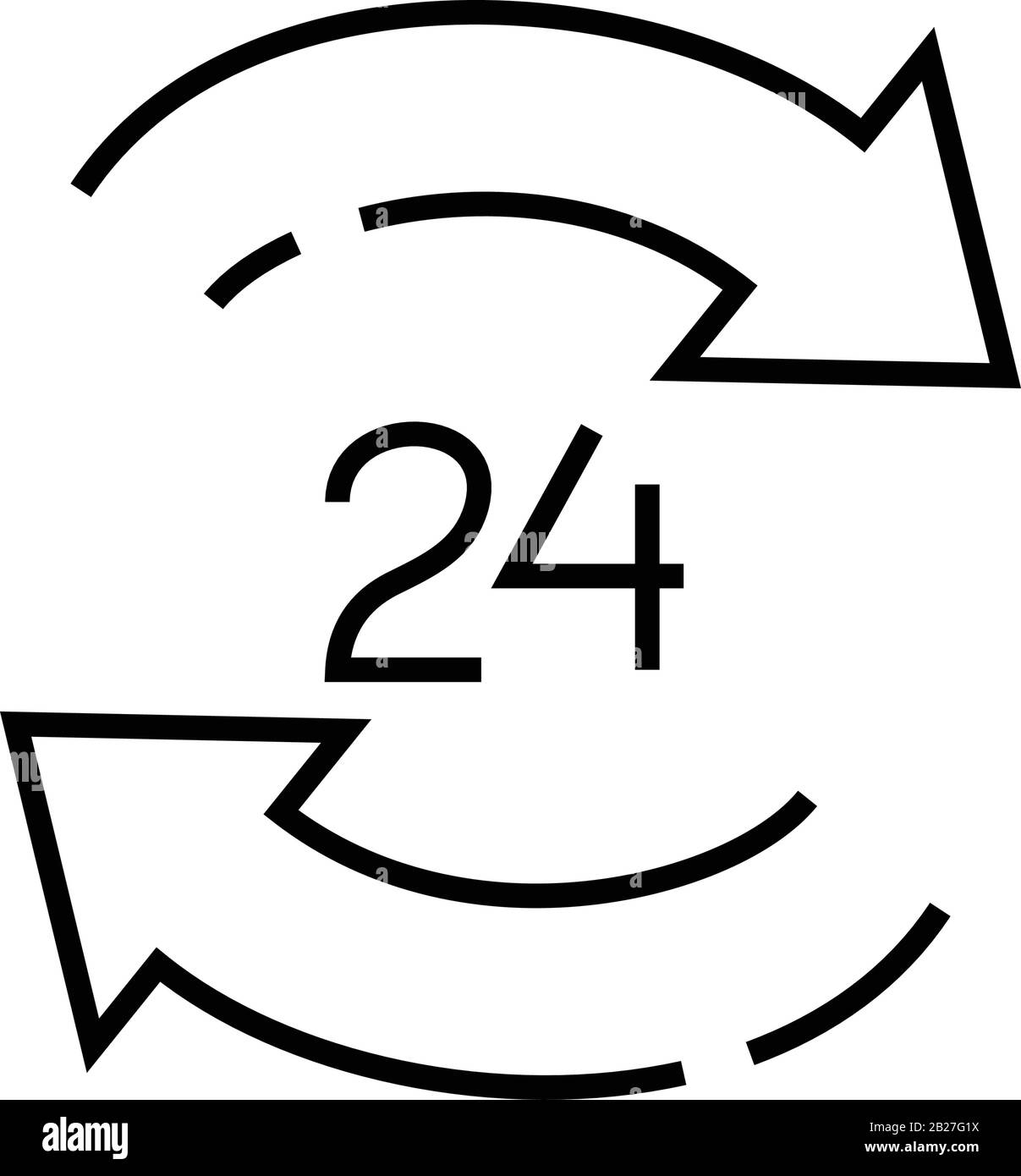 Services line icon, concept sign, outline vector illustration, linear ...