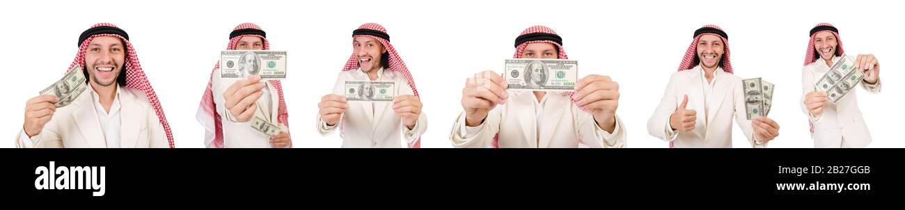 The arab man in diversity concept Stock Photo - Alamy