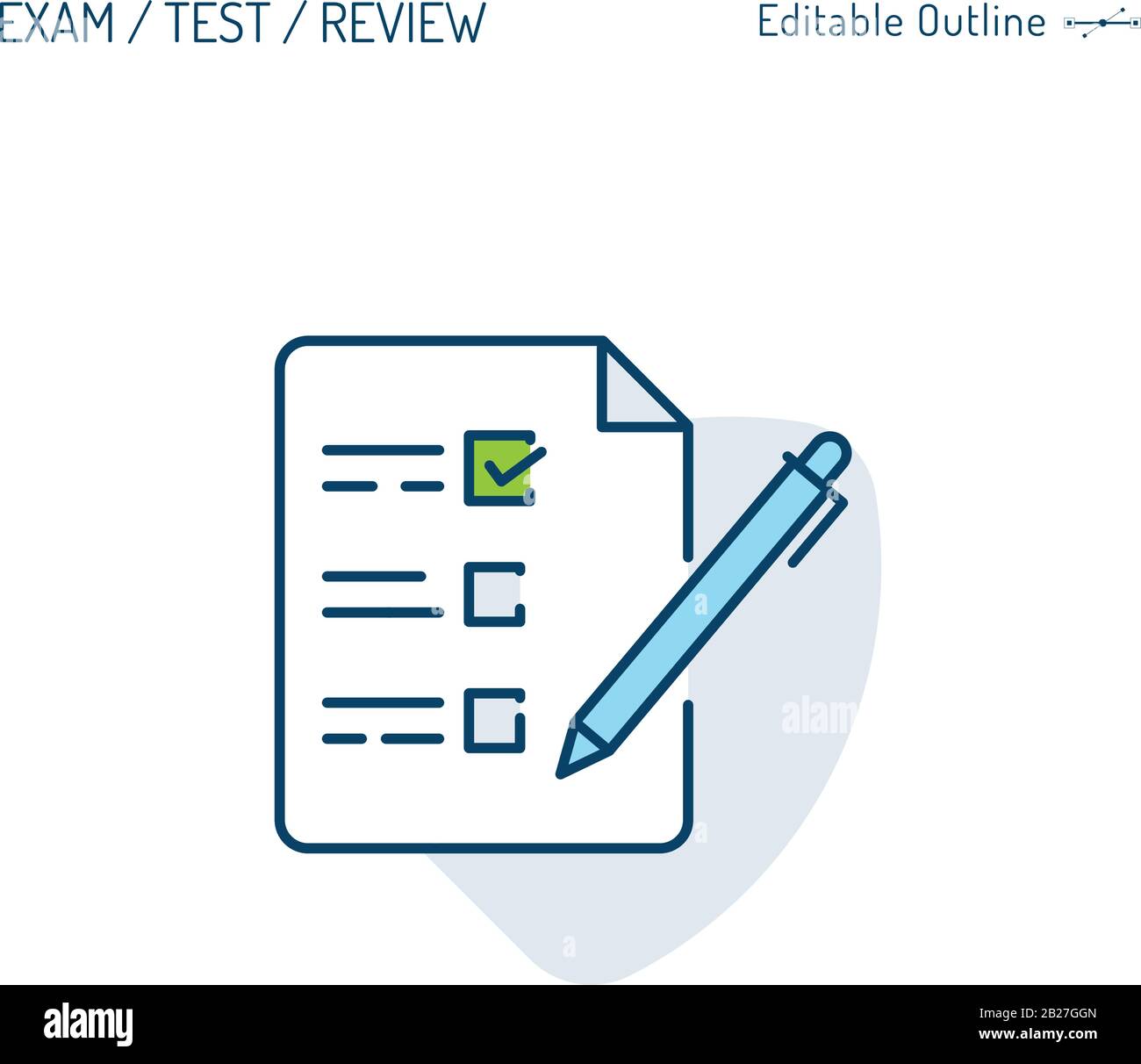 Application icon, Survey form, Exam icon, Online test, Quiz, Objective ...