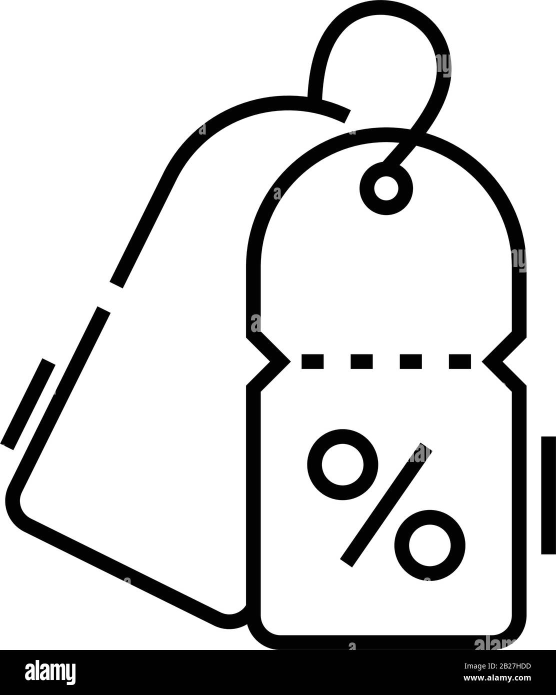 Sales line icon, concept sign, outline vector illustration, linear ...