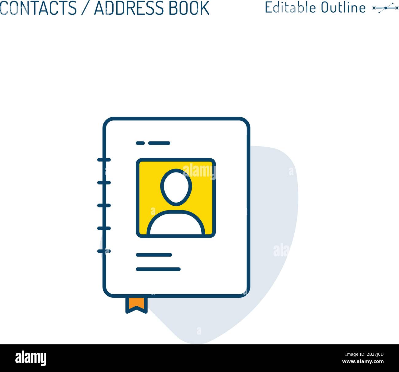 Contacts, Directory icon, Business links, Name tag, Social connections ...