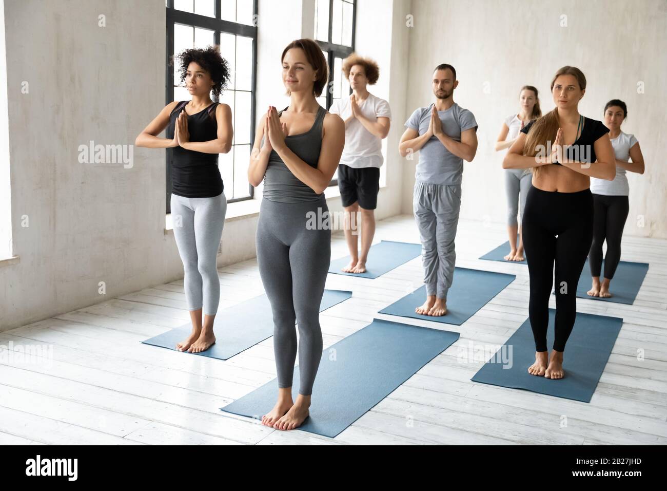 Namaste folded hands hi-res stock photography and images - Alamy