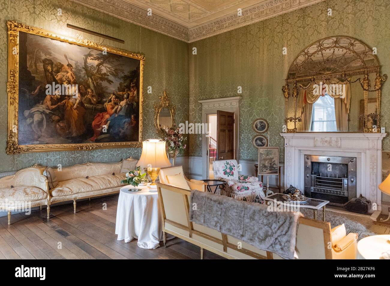 Basildon Park, Berkshire, UK Stock Photo - Alamy