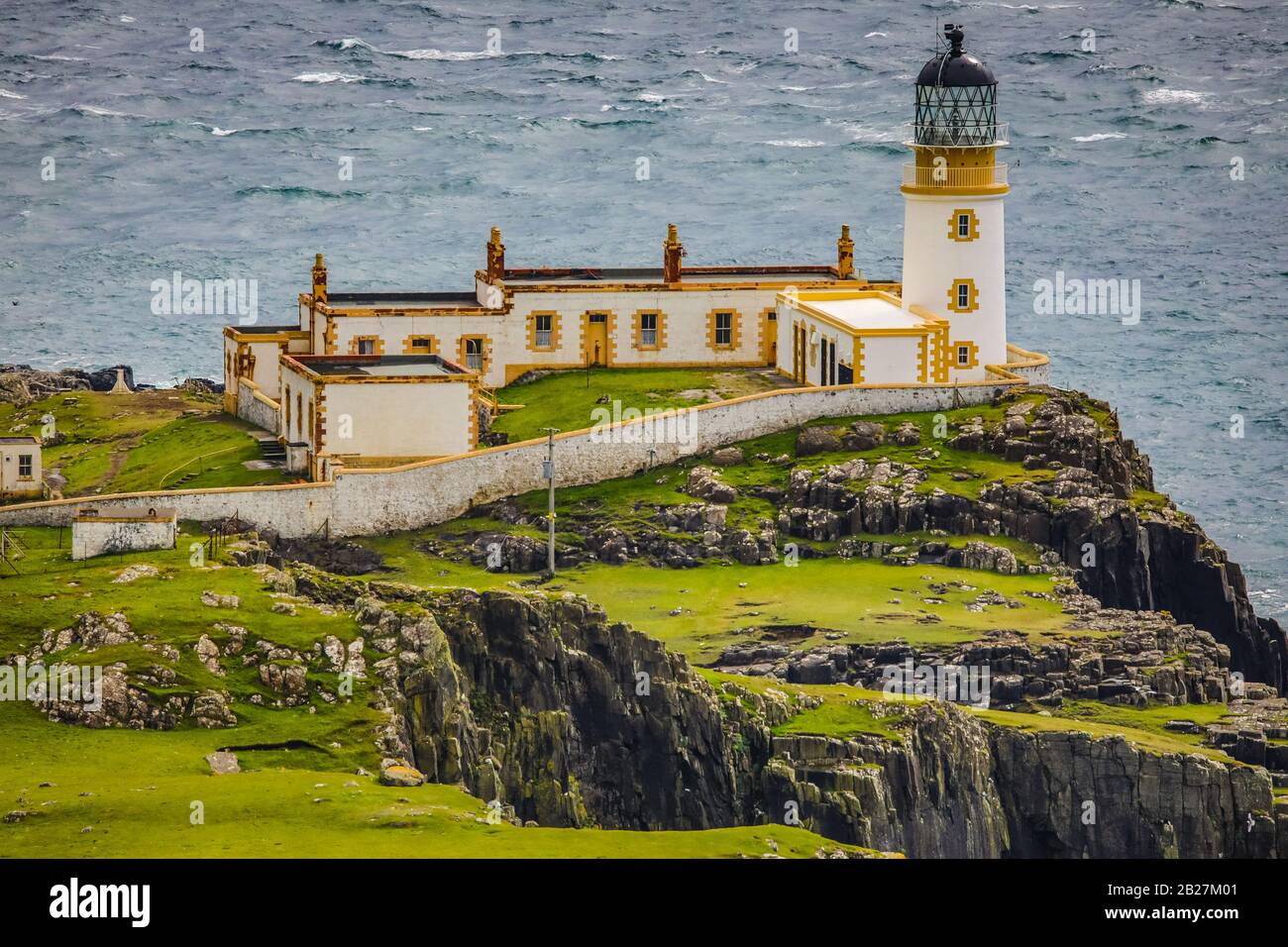 Neist Point Lighthouse on the Isle of Skye in Scotland Stock Photo - Alamy