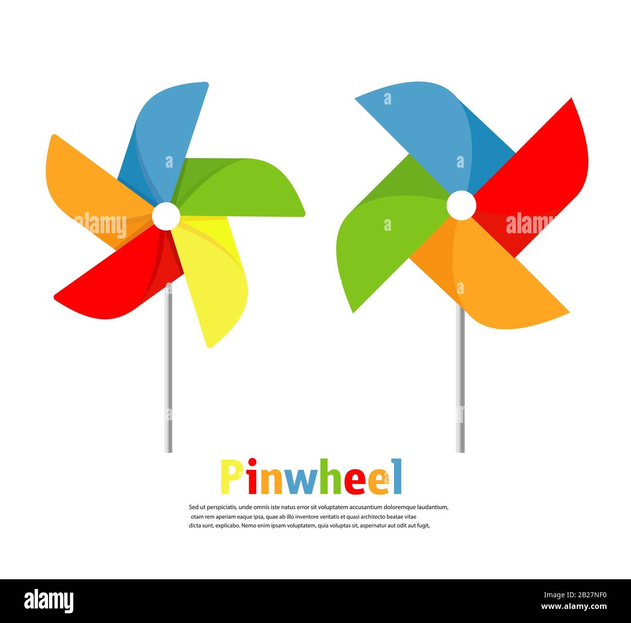 Pinwheel icon vector set illustration Stock Vector Image & Art - Alamy