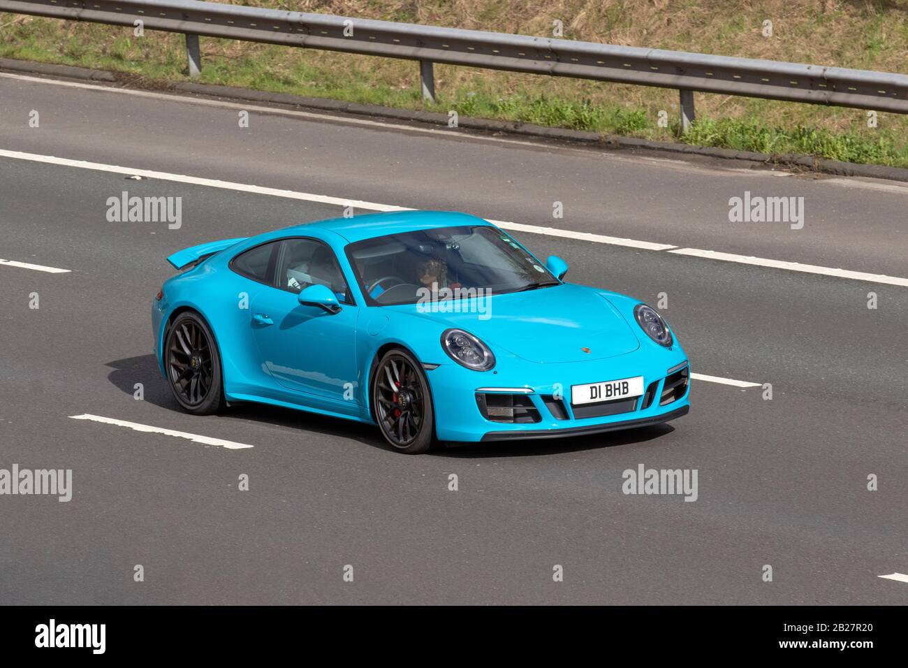 2018 blue porsche 911 carrera 4 gts s a hi-res stock photography and ...