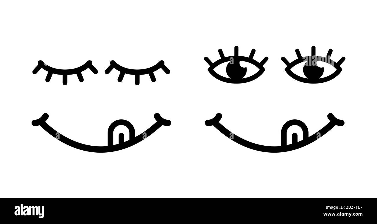 Delicious expression Stock Vector Images - Alamy