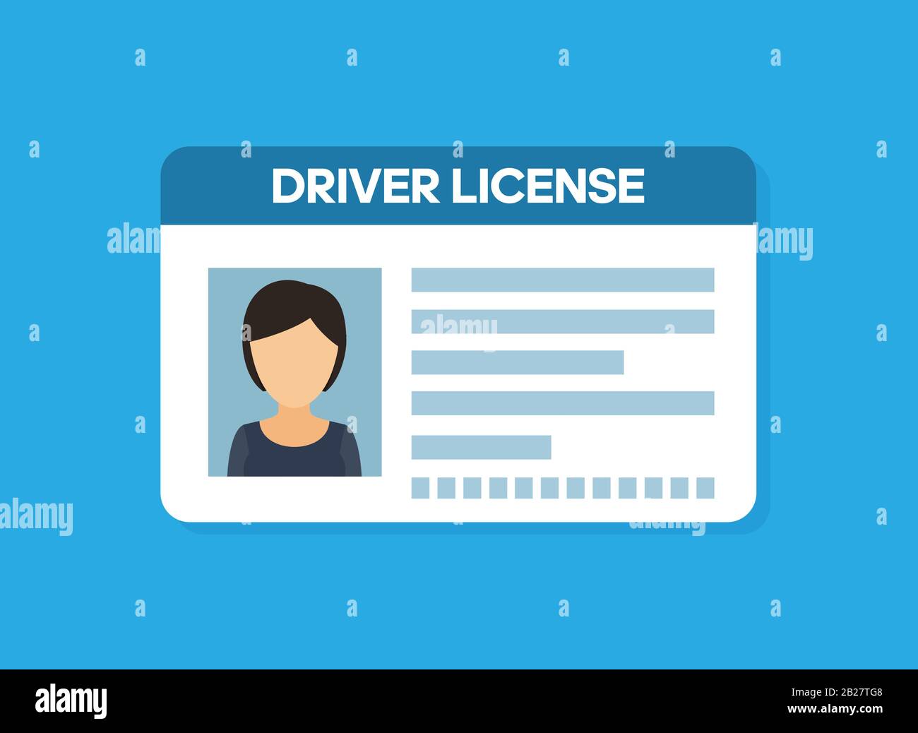 Driving License Stock Vector Images - Alamy
