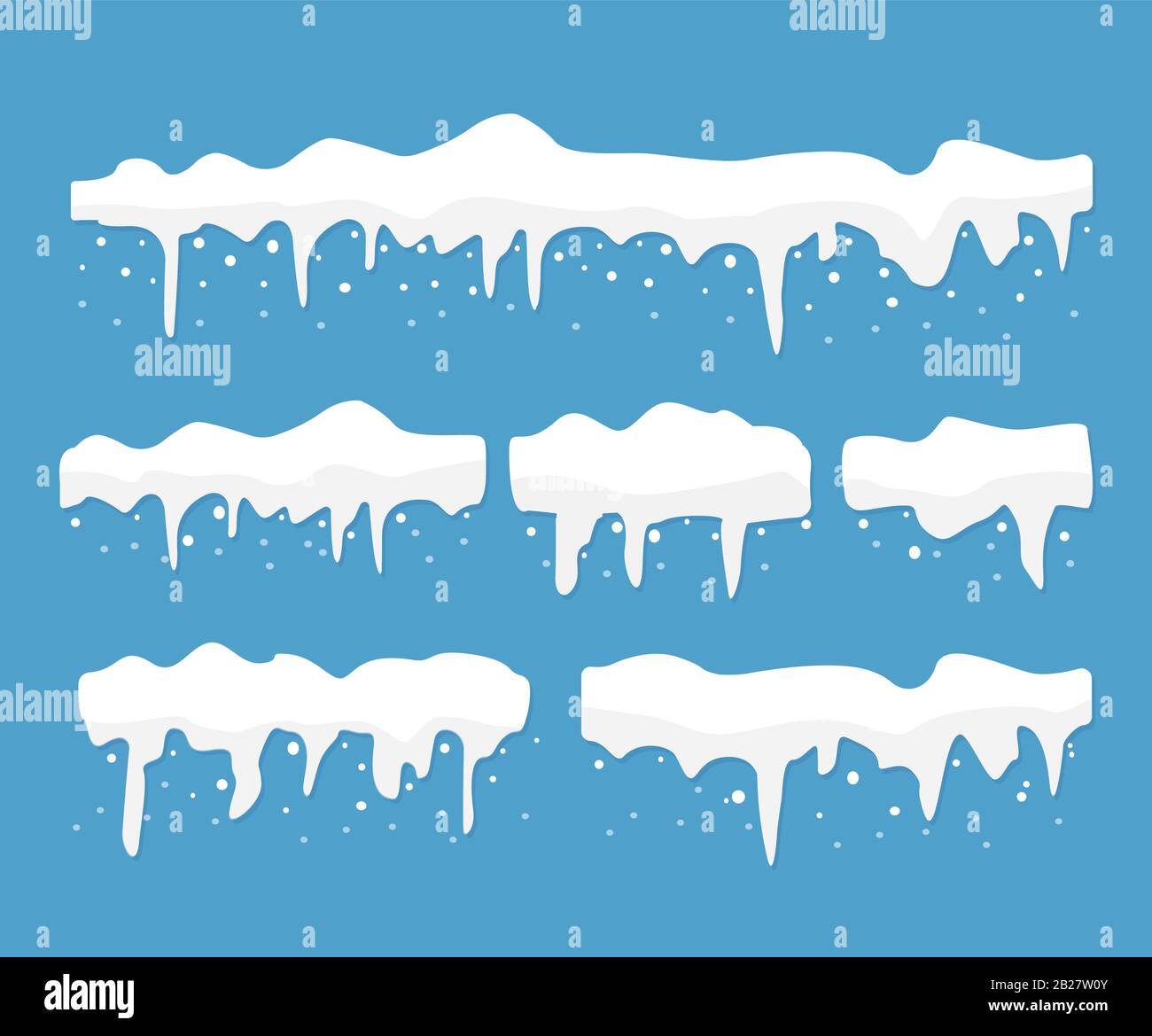Snow texture design set. vector illustration Stock Vector Image & Art ...