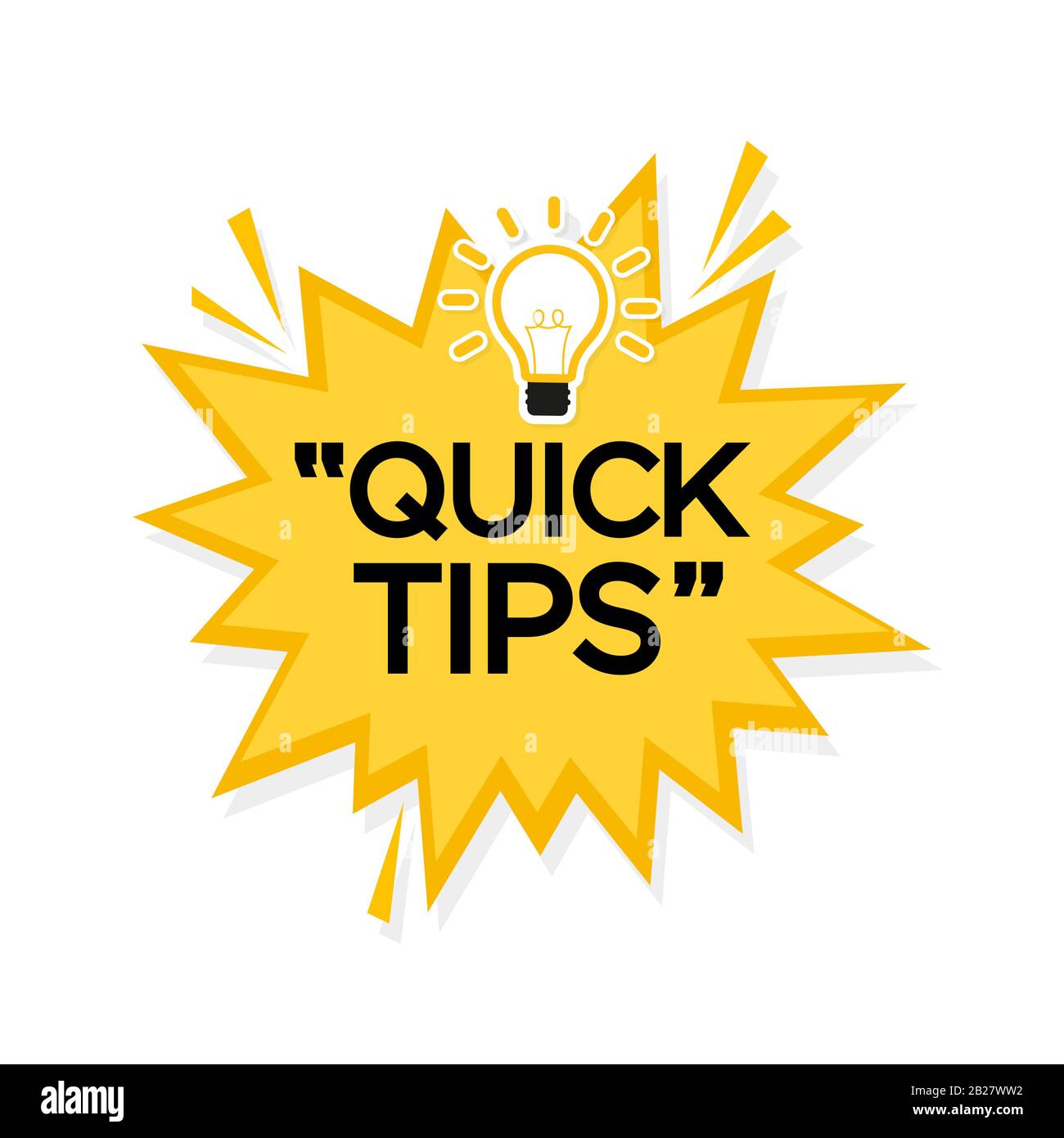 Tips vector vectors hi-res stock photography and images - Alamy