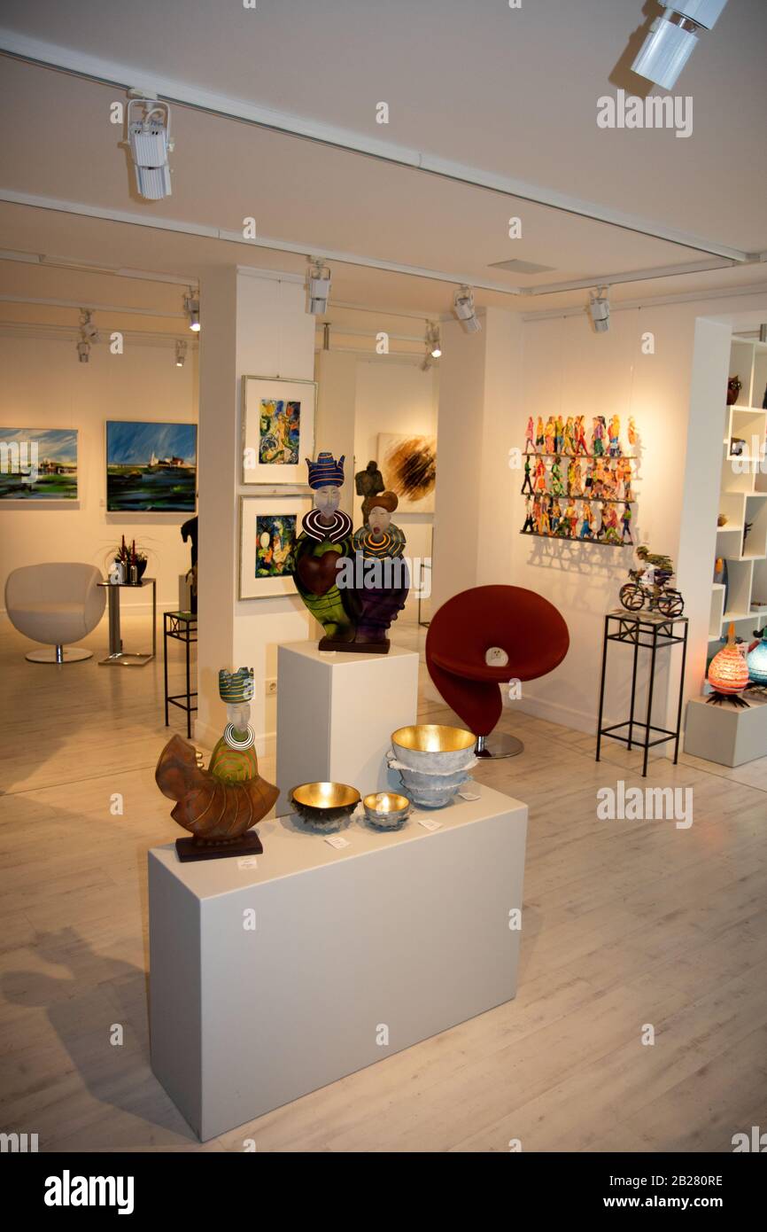 art exhibition opening @ atelierspuren in meppen emsland germany Stock ...
