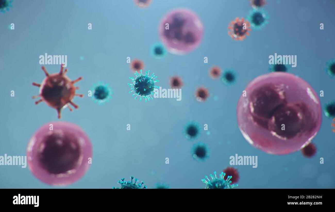 Coronavirus outbreak. Pathogen affecting the respiratory tract. COVID ...