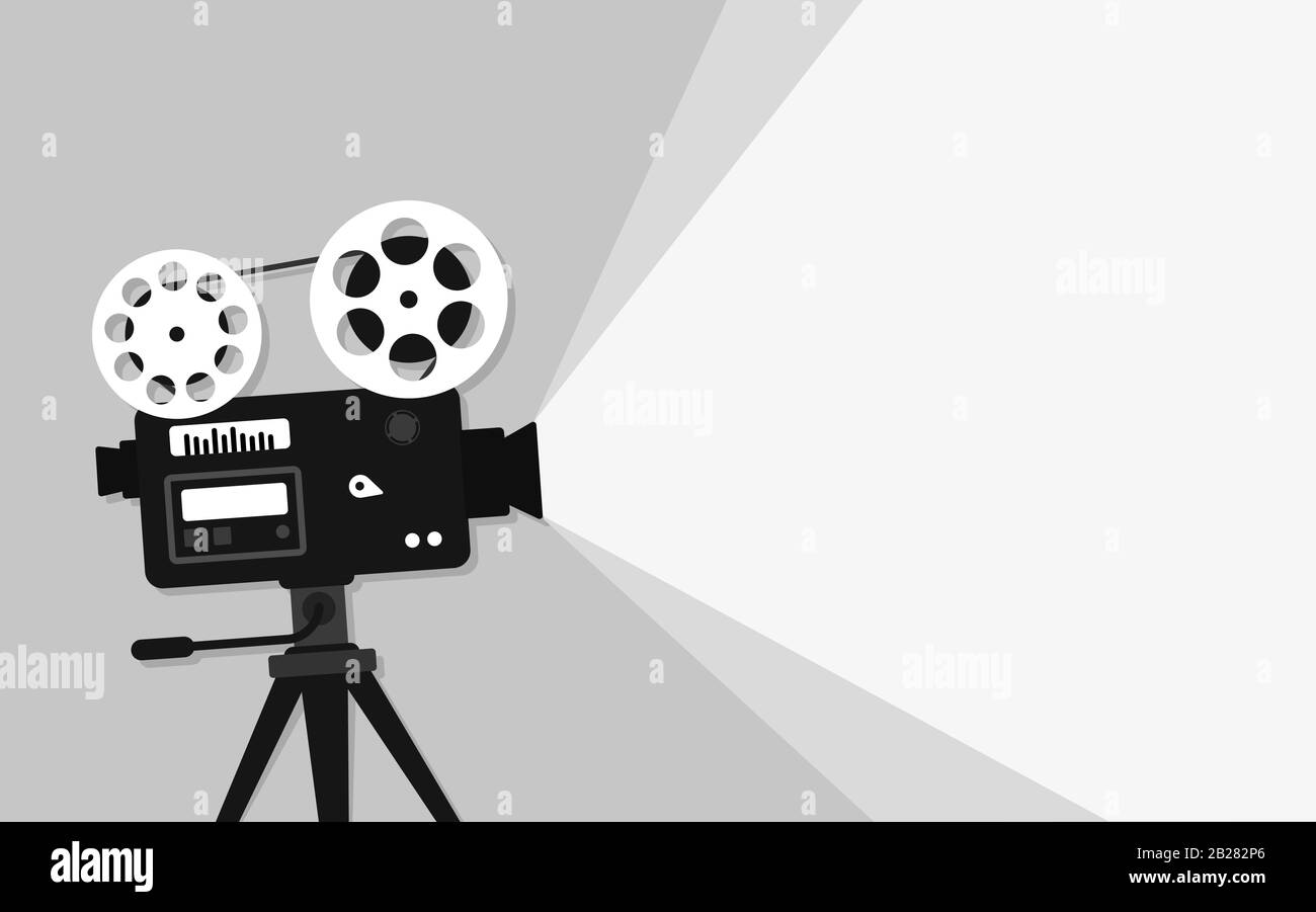 Cinema event background flat Stock Vector Images - Alamy