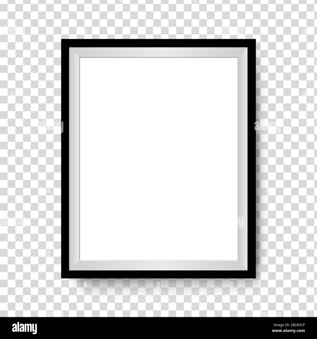 Empty vintage frame mockup Stock Vector Images - Alamy