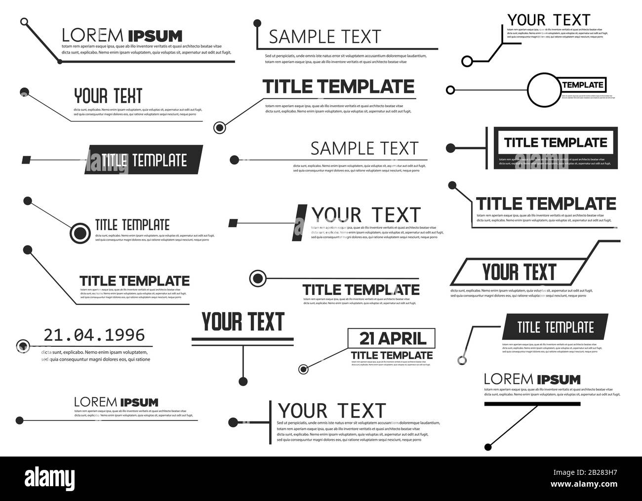 Digital advertising banners Cut Out Stock Images & Pictures - Alamy