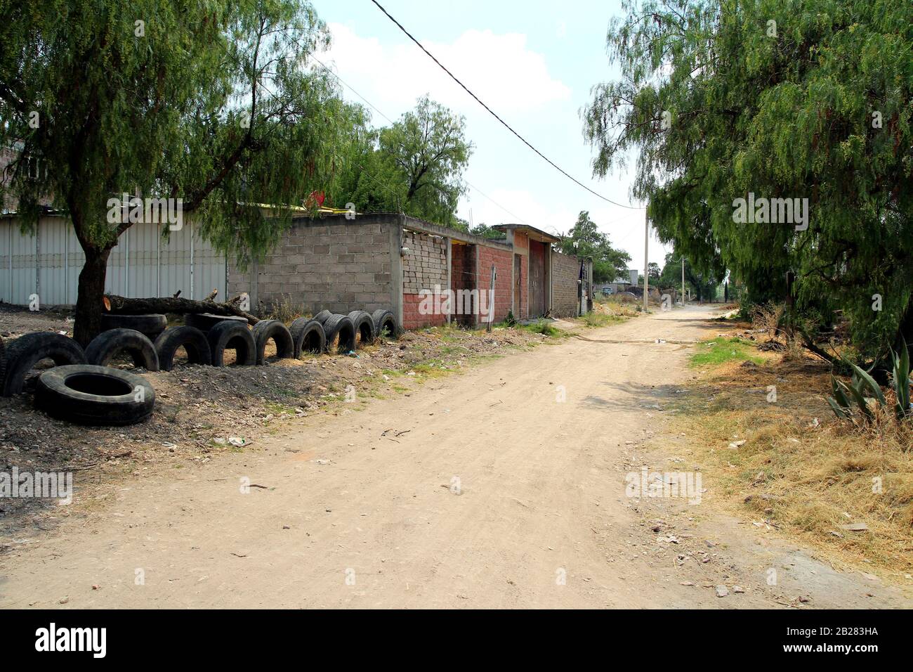Rural area in Acolman Mexico Stock Photo - Alamy
